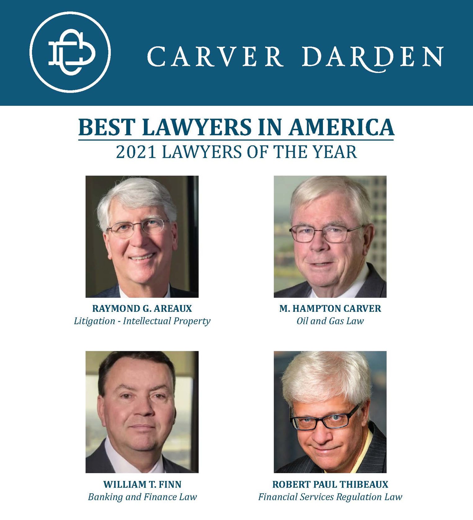 Carver Darden Best Lawyers in America "Lawyers of the Year" 2021