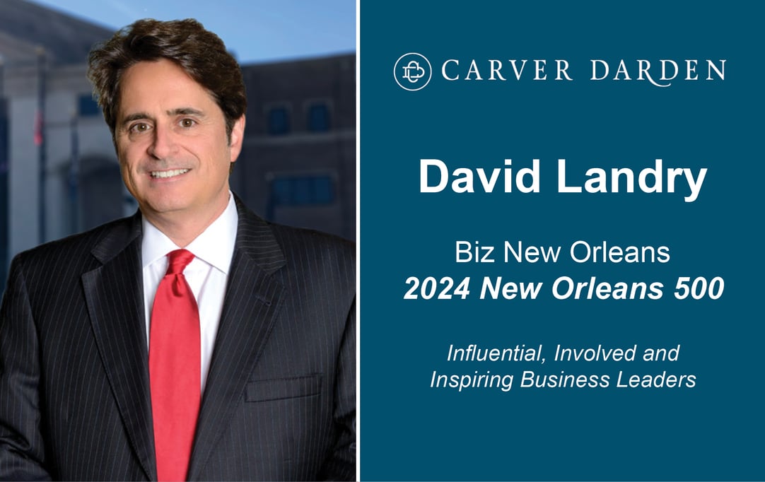 David Landry Recognized in 2024 New Orleans 500