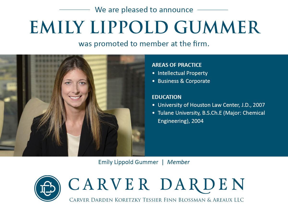 Emily Gummer Named New Member at Carver Darden